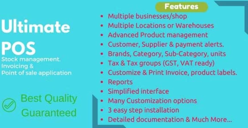 Ultimate POS Nulled PHP Script 5.31 Free Download - Nulled REPO